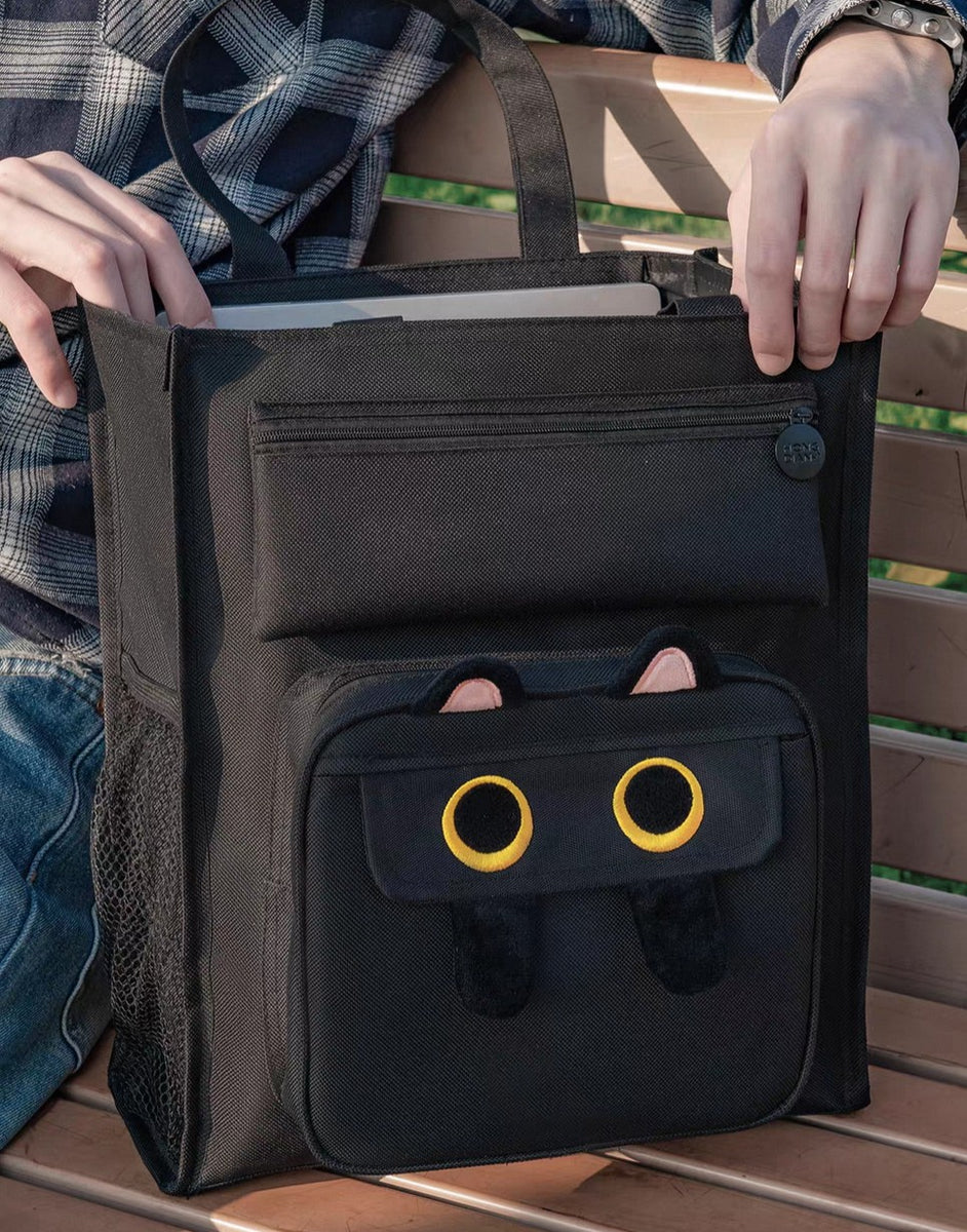 TOTE BAG - Structured Pawsome Waterproof Study Bag – Cat Mama Shop